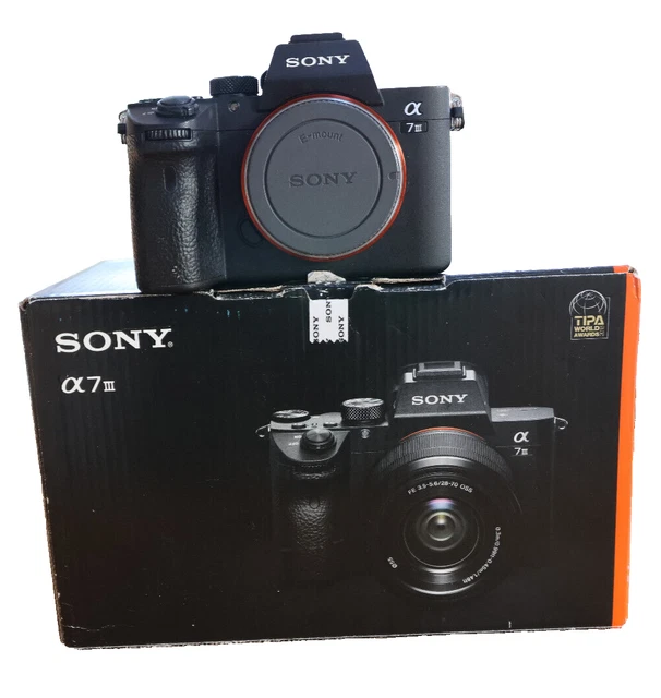 SONY A7III SHUTTER count approx 6500, body only £799.00 - PicClick UK