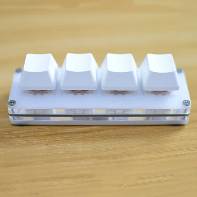 4-KEY USB KEYBOARD Mini Keyboard DIY Custom Shortcuts Keyboard + 1.5 ...