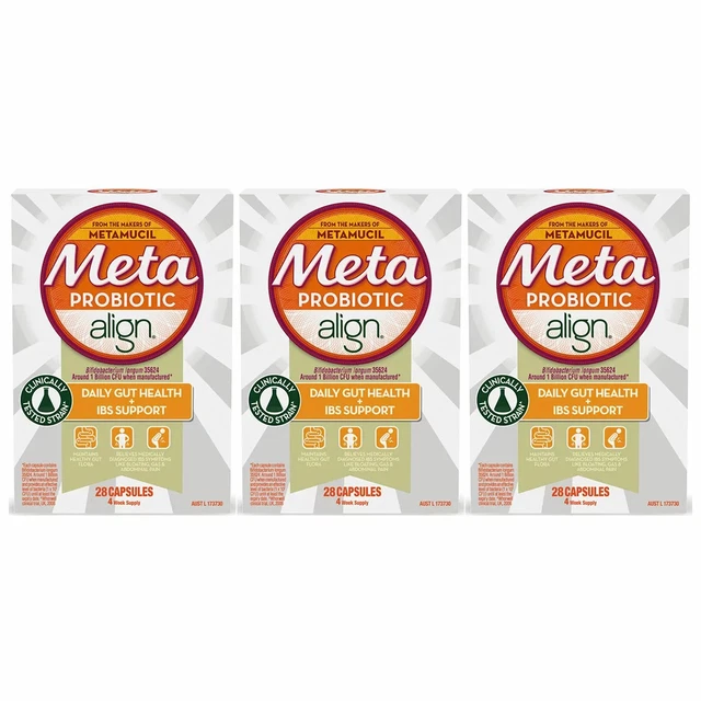 META ALIGN DAILY IBS Probiotic 84 Capsules $72.99 - PicClick AU