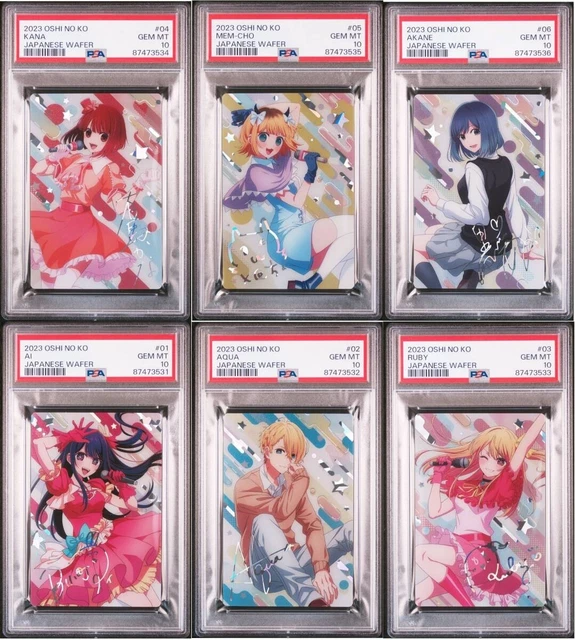 PSA10 6 CONSECUTIVE numbers SP1-SP6 Hoshino Ai Aqua Ruby Arima Kana Nemu $933.06 - PicClick CA