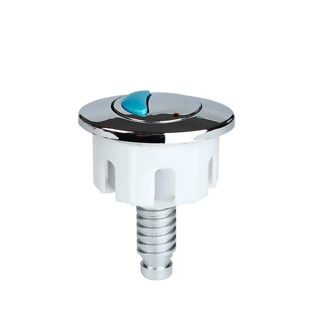 WATER SAVING DUAL Flush Push Button with Easy Installation in Silver ...