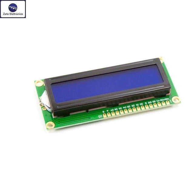 DISPLAY LCD 16X2 1602 VERDE HD44780 MODULO PER ARDUINO RETROILLUMINATO ... DISPLAY LCD 16X2 1602 VERDE HD44780 MODULO PER ARDUINO RETROILLUMINATO ...