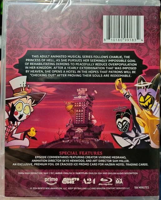 HAZBIN HOTEL - Season 1 (2 Blu-ray, 2025) NEW NO SLIPCOVER $38.28 ...
