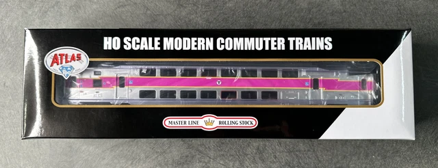 NEW ATLAS HO #20007383 Master Line Multi Level Commuter Cab Car MBTA ...