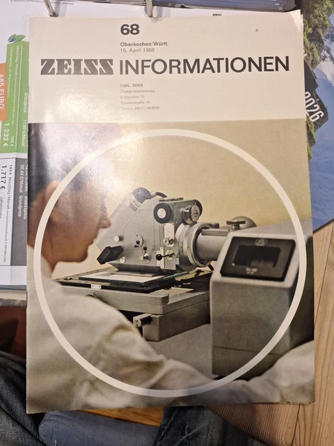 ZEISS INFORMATIONEN 1968. Heft 68 EUR 2,00 - PicClick DE