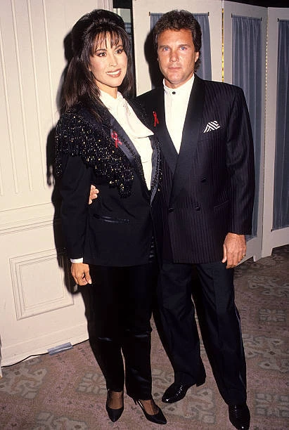 ATHLETE RACHEL MCLISH amd husband producer Ron Samuels at the- 1992 Old ...