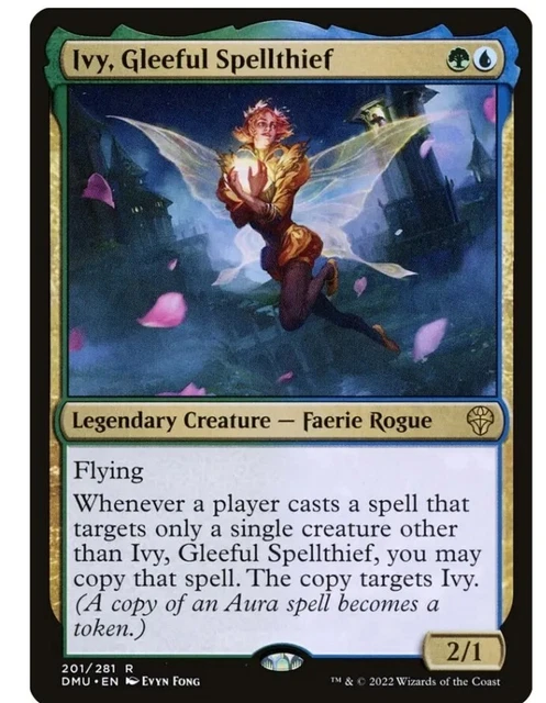 IVY, GLEEFUL SPELLTHIEF Commander Deck maßgeschneidertes Deck MTG EUR ...