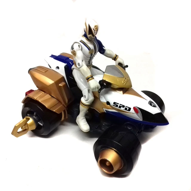 MIGHTY MORPHIN POWER RANGERS SPD Space Police QUAD BIKE & 5" action ...