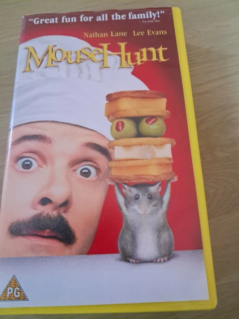 MOUSE HUNT VHS Tape 1997 Nathan Lane Lee Evans PG , VERY GOOD CONDITION ...
