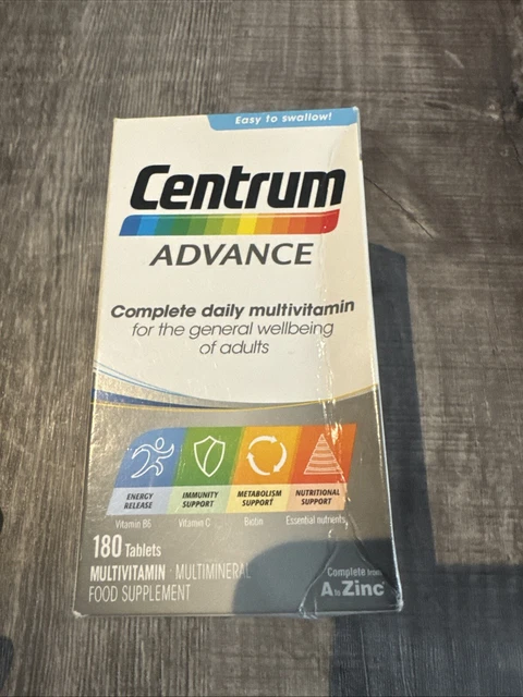 180 CENTRUM ADVANCE Multivitamins & Minerals Tablet 180 Tablets EXP 05/ ...