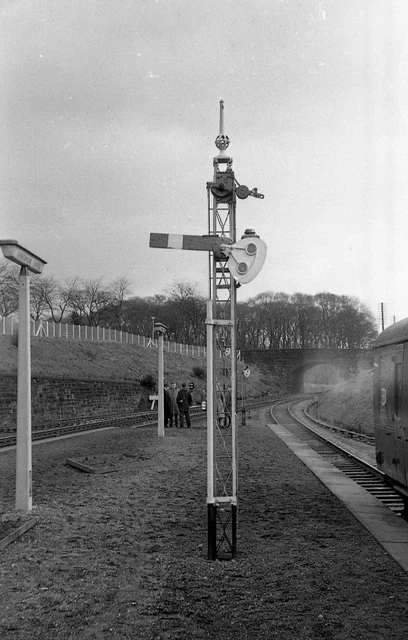 ORIGINAL 35MM NEGATIVE OF NORTH BRITISH RAILWAY SIGNAL DUNFERMLINE ...
