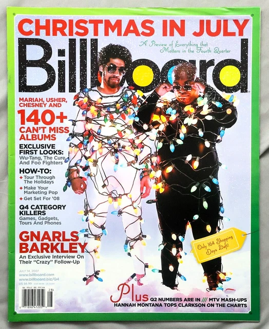 BILLBOARD MAGAZINE: JULY 14, 2007 Gnarles Barkley Cee Lo + Danger Mouse ...