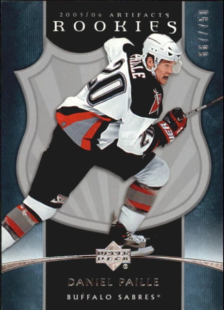 2005-06 ARTEFACTS BUFFALO Sabres Hockey Card #253 Daniel Paille Rookie ...
