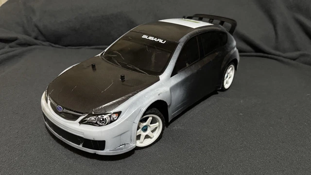 TAMIYA TT02 1/10 4WD Aluminium Rolling Chassis w/ Subaru Impreza Shell ...