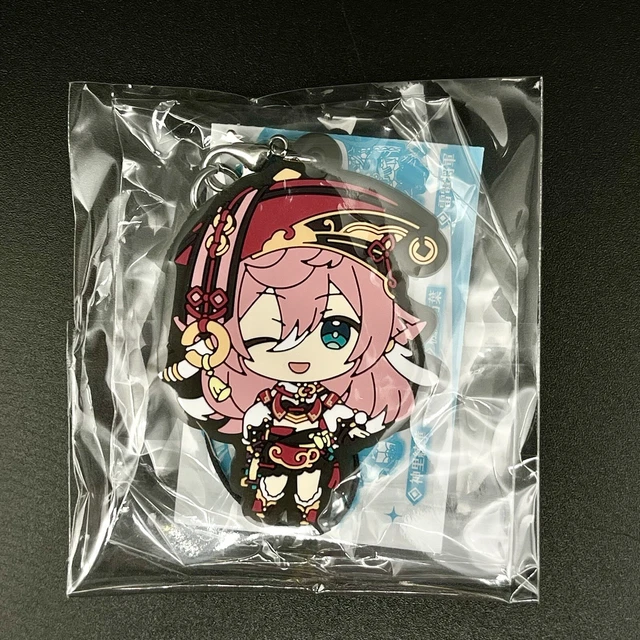 BUSHIROAD GENSHIN IMPACT Yanfei Capsule Rubber Strap Keychain Vol.5 NEW ...