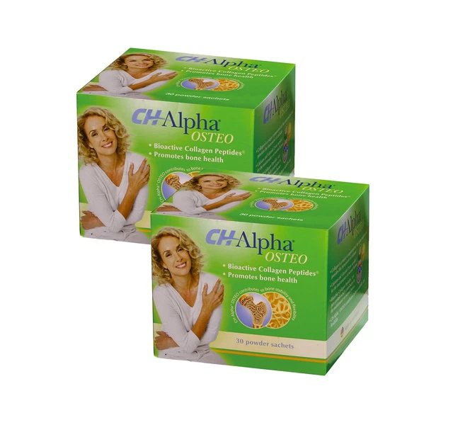 CH-ALPHA OSTEO COLLAGEN Drink Powder Bones Support Food Supplement 2 ...