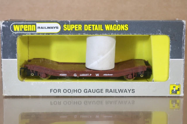 WRENN W4652/A GW Marron Machine Loriot Lowmac Wagon 43260 Carte Insert ...