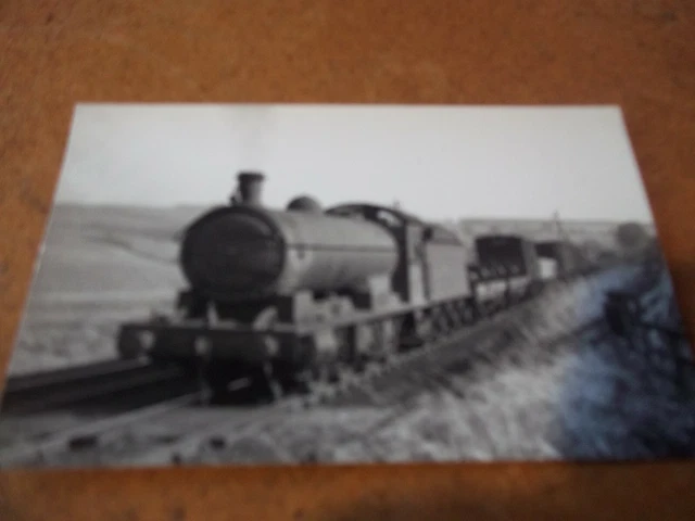 STEAM LOCOMOTIVE LNER 2254 vintage black / white photo train £2.00 ...
