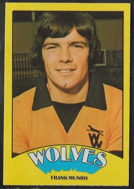 A&BC-FOOTBALL 1974 SCOTTISH (Green Back 001-132)-#074- Wolves - Frank ...