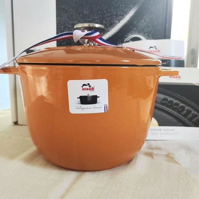 STAUB ENAMELED CAST Iron La Cocotte de Gohan M 16 cm Mustard RIce ...