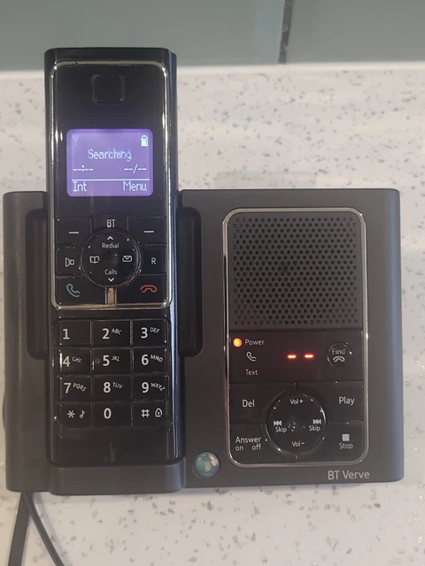 BT VERVE 450 Cordless Telephone And Base Station Answer Machine Working ...