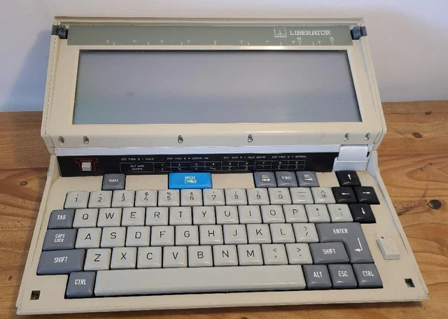 1985 THE LIBERATOR First Laptop Computer by Thorn EMI in Original Case ...