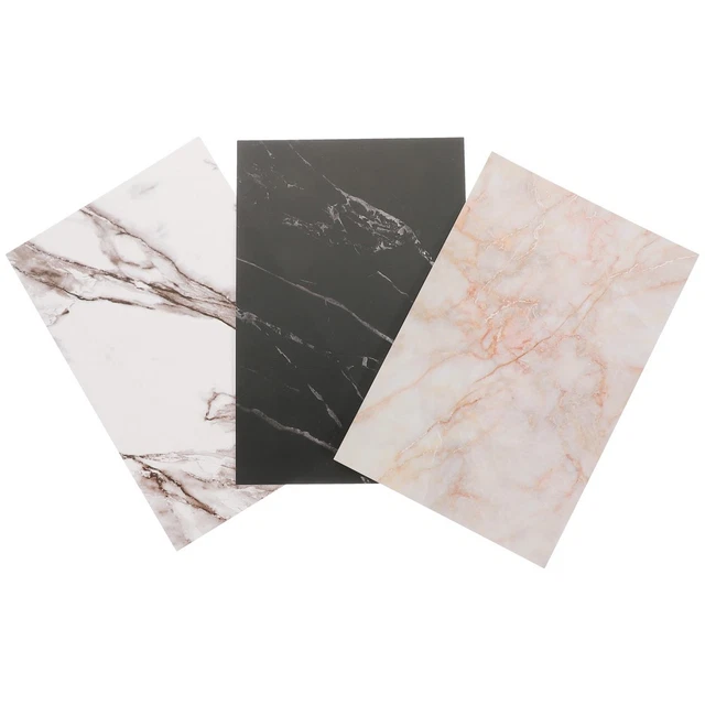 3PCS MARBLE TEXTURE Photo Backdrop Boards for Food and Product ...