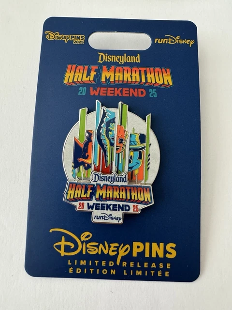 RUN DISNEY DISNEYLAND Half Marathon Weekend 2025 LE Jumbo Pin Dumbo ...