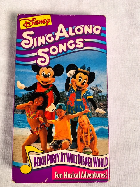 DISNEY'S SING ALONG Songs - Beach Party at Walt Disney World [VHS] by ...
