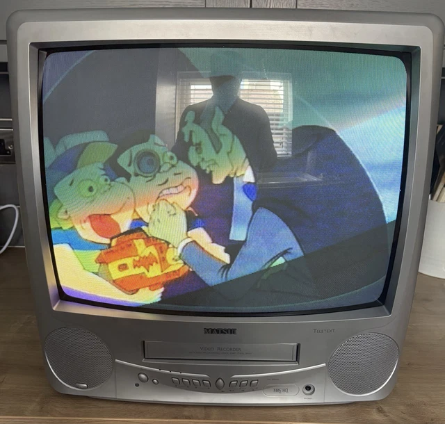 MATSUI TVR2000SIL 20” Inch CRT VHS Combi TV Scart Retro Gaming TESTED ...