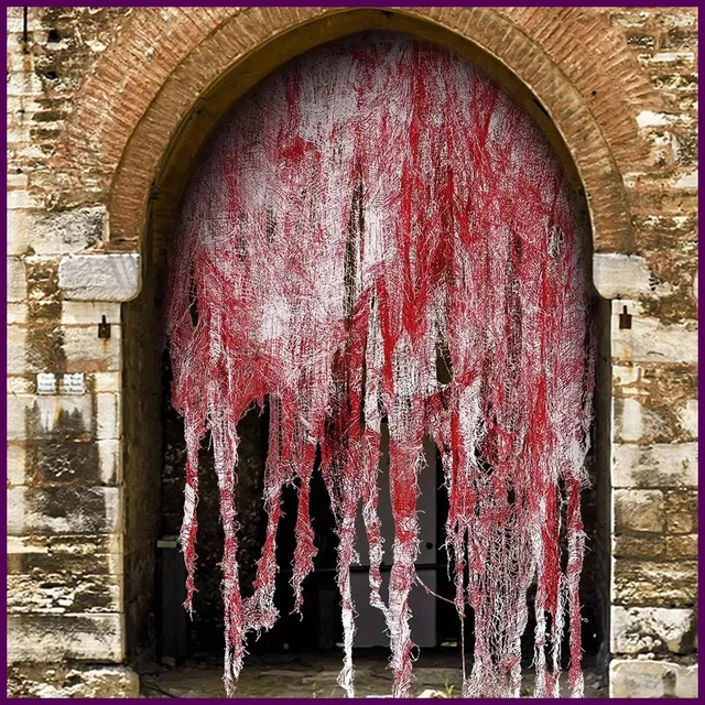 HALLOWEEN BLOODY GAUZE Decorations,Horror Bloody Cloth Bandage,Door EUR ...