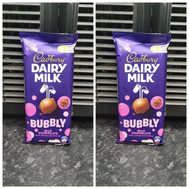 CADBURY DAIRYMILK BUBBLES Milk Chocolate 160g Australian Import x 2 £9. ...
