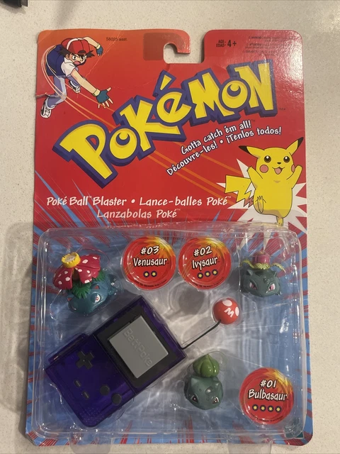 HASBRO NINTENDO POKEMON Poke Ball Blaster Bulbasaur Ivysaur Venusaur ...