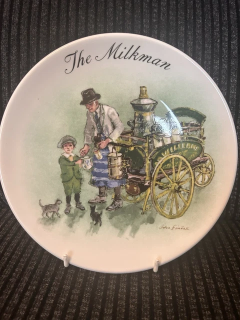 “THE MILKMAN” WEDGWOOD Plate By John Finnie 1987 (8.5”) £10.78 ...