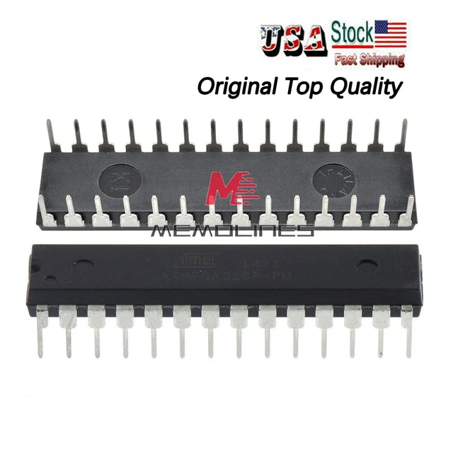 New Atmega328p Pu Risc Microcontroller Wbootloader Arduino Uno R3 £538 Picclick Uk