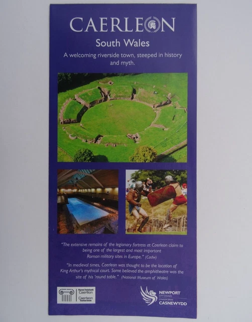 CAERLEON TOWN TRAIL Guide Map Leaflet. WALES. Roman History. English ...