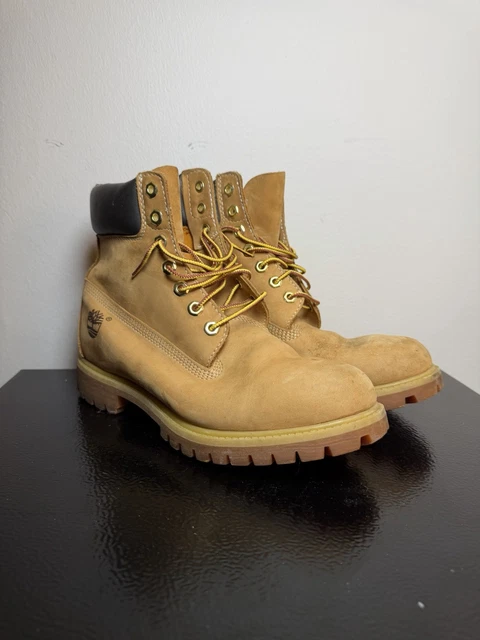 TIMBERLAND MEN'S PREMIUM 6-Inch Waterproof Boots in the wheat nubuck ...