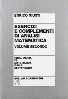 ESERCIZI E COMPLEMENTI di analisi matematica (Vol. 2)... | Livre | état ...