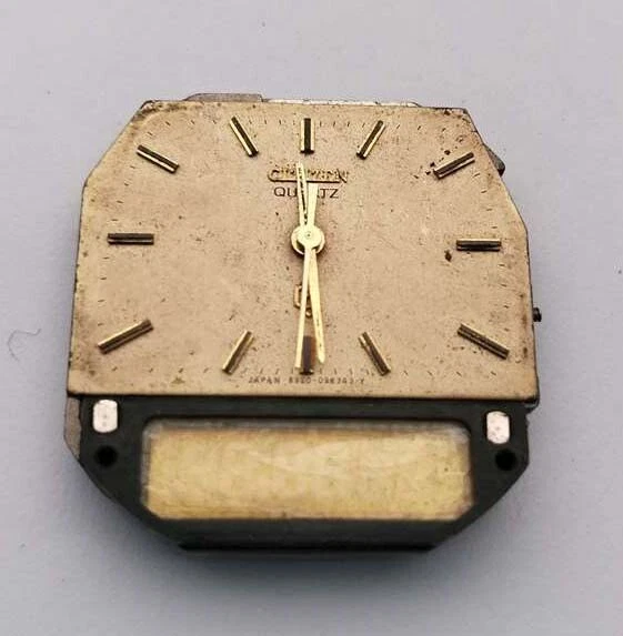 CITIZEN-8920 QUARTZ NON Working Watch Movement For Parts & Repair Work ...