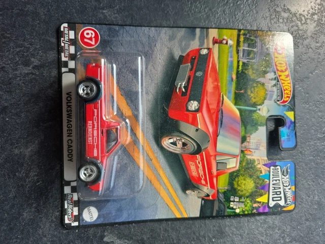 HOT WHEELS PREMIUM Volkswagen Caddy Porsche livery on Real Riders ...