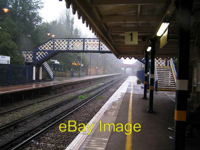 PHOTO 6X4 BATTLE Railway station Battle\/TQ7416 On the Tonbridge to ...
