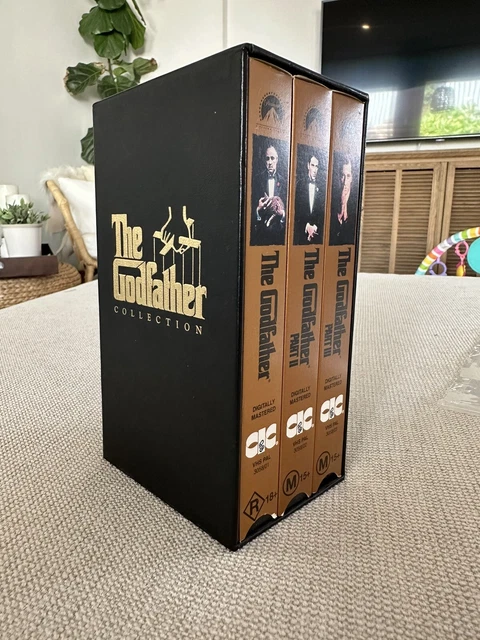 THE GODFATHER COLLECTION Trilogy VHS Cassette Tape 1997 Box Set $20.00 ...