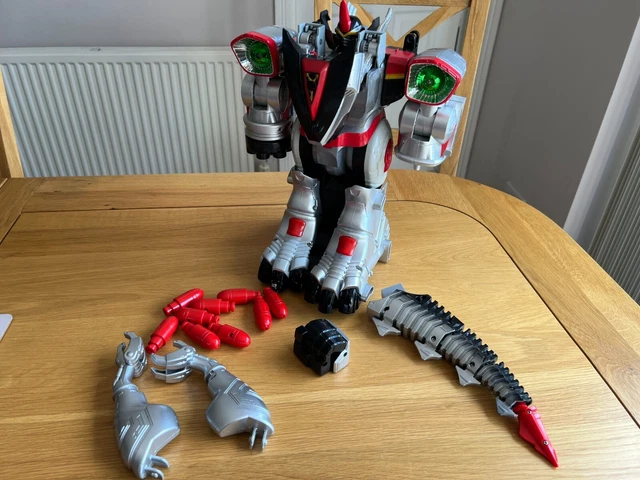 POWER RANGERS Time Force Deluxe Quantasaurus Rex Megazord Bandai 2001 V ...