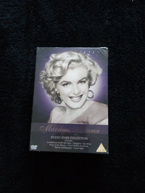MARILYN MONROE - Studio Stars Collection Vol 1(2007, DVD) 7 Disc Boxset ...