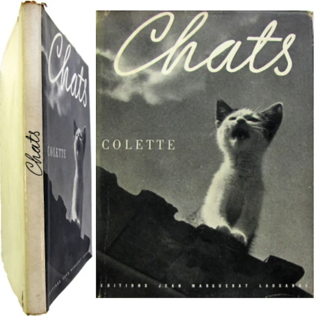 CHATS 1945 SIDONIE-GABRIELLE Colette Marguerat 84 photos félin Willy ...