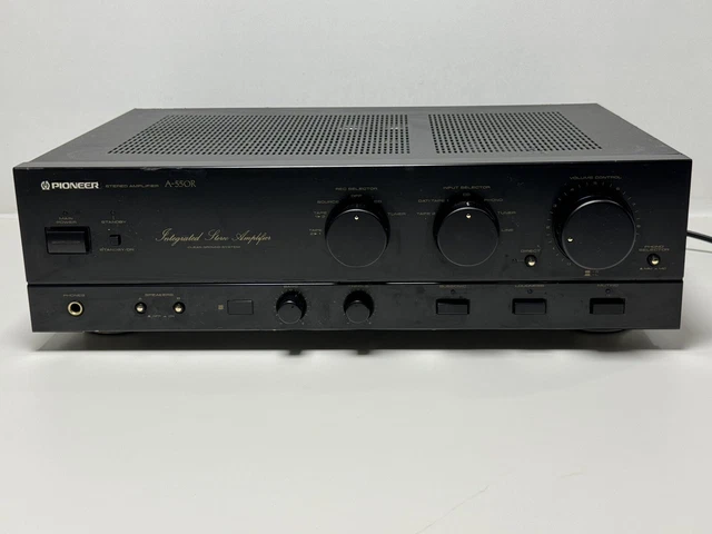 PIONEER A-550R KRÄFTIGER Stereo Verstärker Vollverstärker HiFi EUR 199,99 - PicClick DE