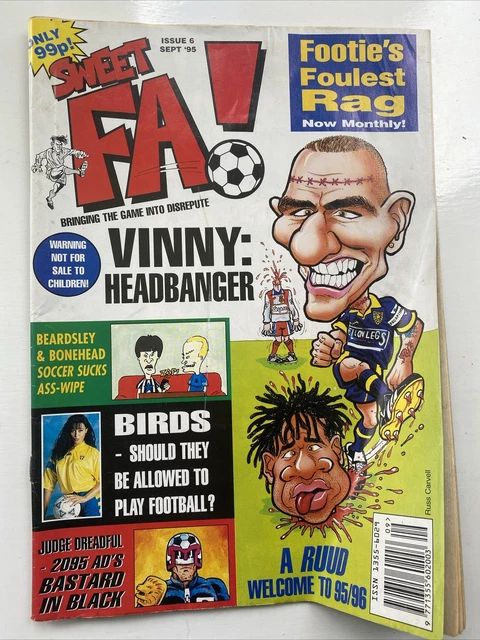 SWEET FA FOOTBALL Comic Magazine Issues 6 Sept 1995, Vintage Soccer EUR ...