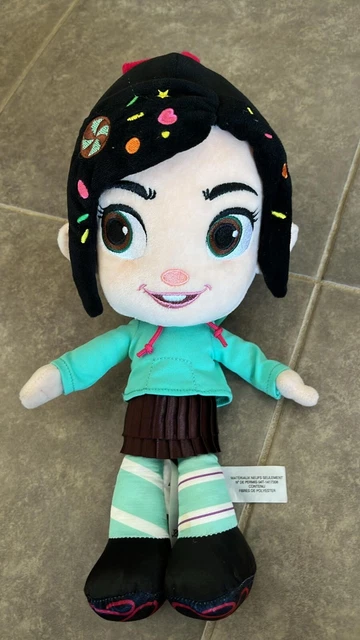 DISNEY STORE WRECK It Ralph Vanellope Von Schweetz Plush Doll Sugar ...