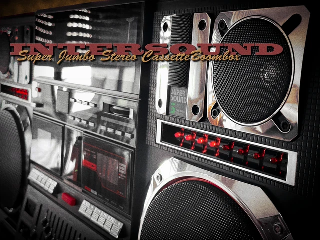 INTERSOUND SUPER JUMBO 🌈RaRe🌈 (1983) Iconic Vintage Stereo Cassette ...