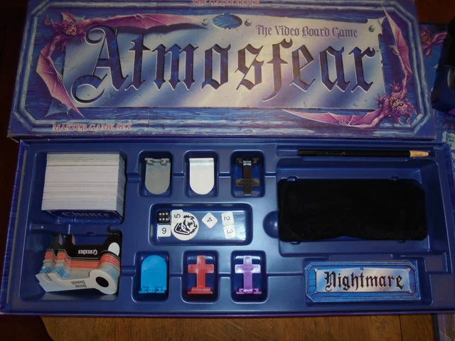 RARE RETRO 90S Atmosfear The Gatekeeper VHS Video Board Game 100% ...